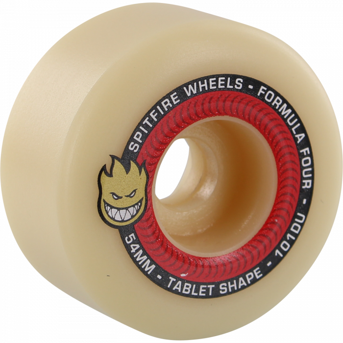 SPITFIRE F4 101a TABLET 54mm NAT/RED – Pastime Skateshop
